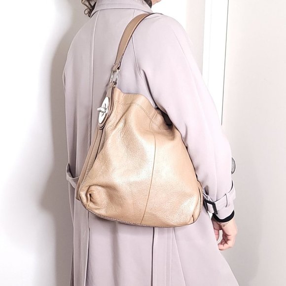 Coach | Bags | Coach Penelope Leather Purse Dune Color | Poshmark